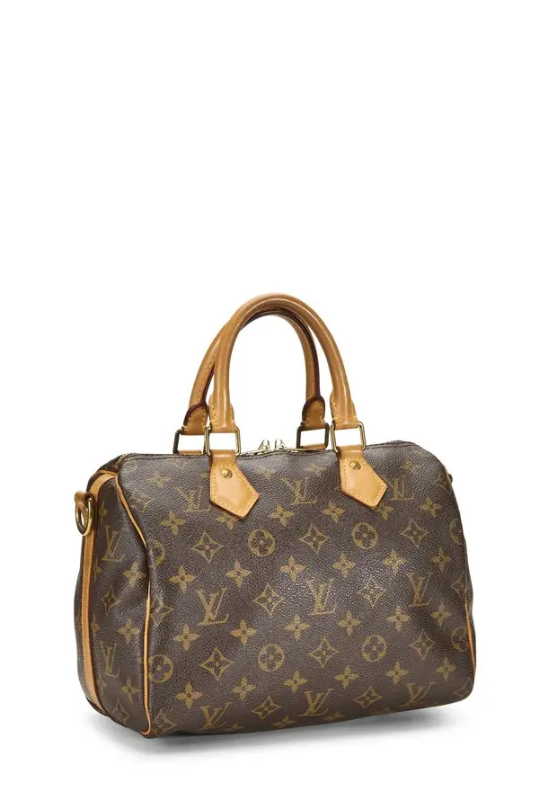 LOUIS VUITTON Monogram Speedy Bandouliere 25 - Brown