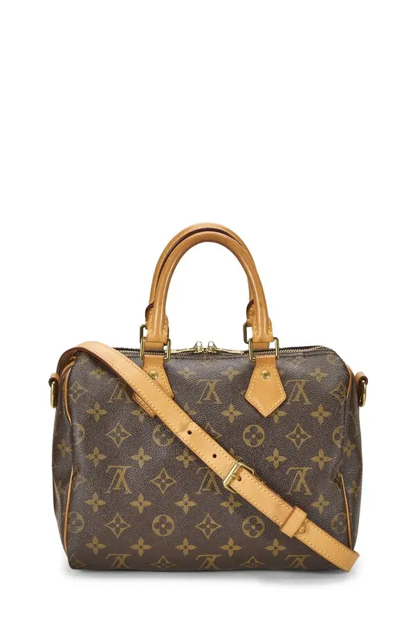 LOUIS VUITTON Monogram Speedy Bandouliere 25 - Brown