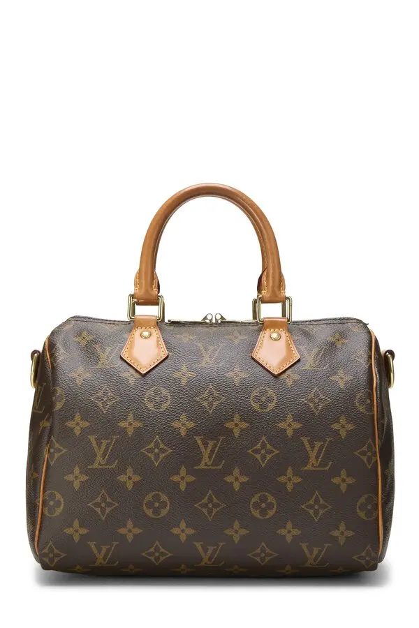 LOUIS VUITTON Monogram Speedy Bandouliere 25 - Brown