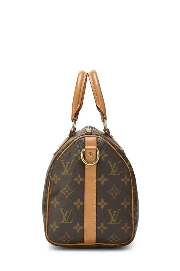 LOUIS VUITTON Monogram Speedy Bandouliere 25 - Brown