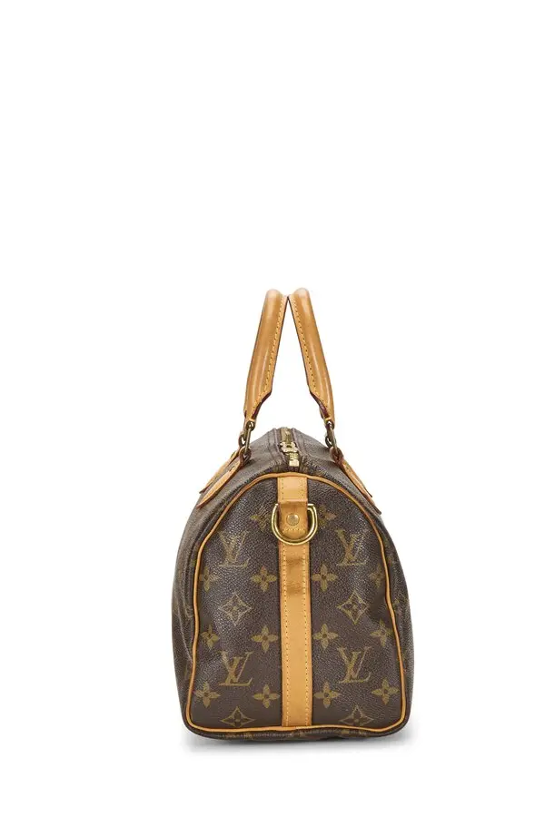LOUIS VUITTON Monogram Speedy Bandouliere 25 - Brown