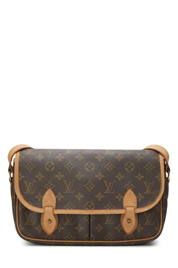 LOUIS VUITTON Monogram Sac Gibeciere Messenger Bag - Brown
