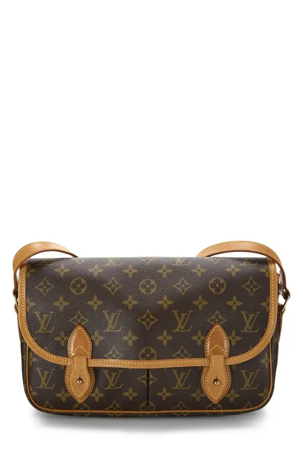 LOUIS VUITTON Monogram Sac Gibeciere Messenger Bag - Brown