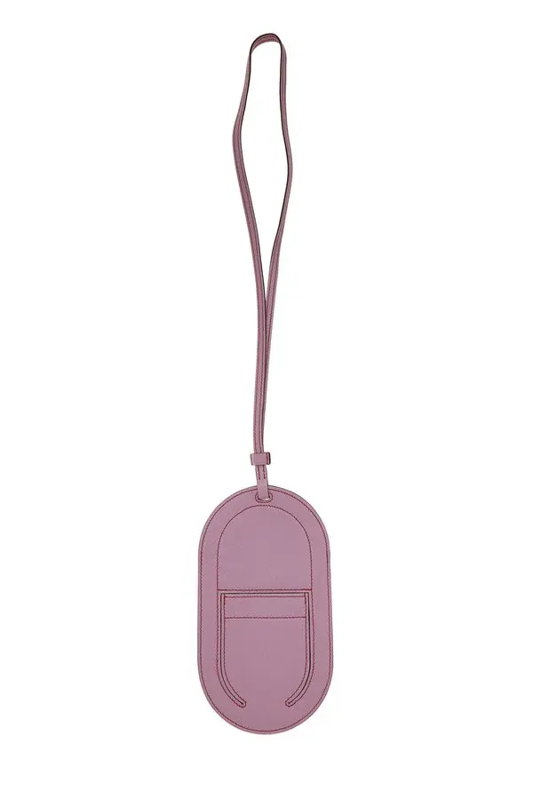 Hermès Mauve Sylvestre Mysore Chevre In-the-loop Phone To Go Case - Pink