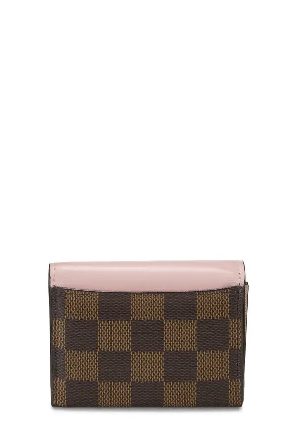LOUIS VUITTON Damier Azur Zoe Wallet - Pink