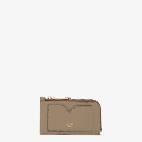 Fendi Ff Diamonds Card Case - Grey