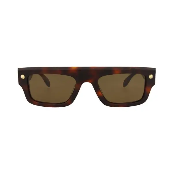 Alexander McQueen Square Sunglasses - Brown