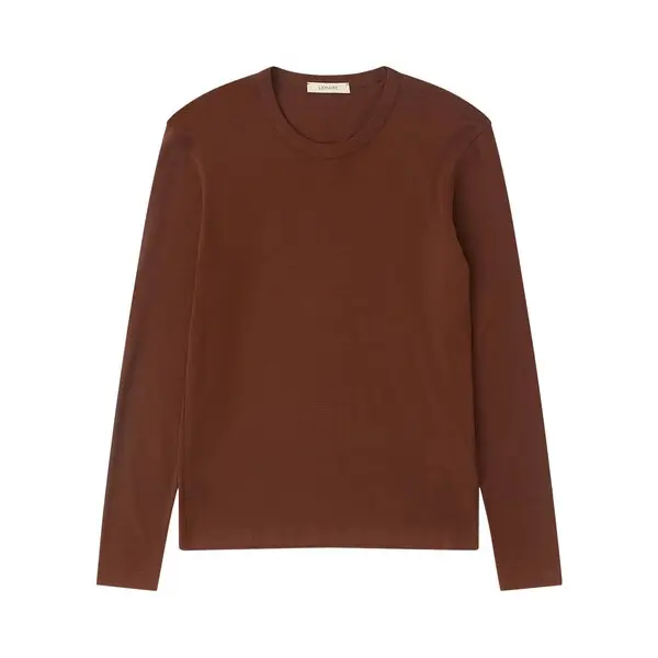 LEMAIRE Rib Long-sleeve Top - Brown