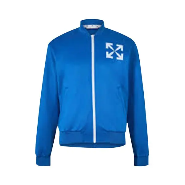 Off-White Single Arrow Slim Track Top - Blue