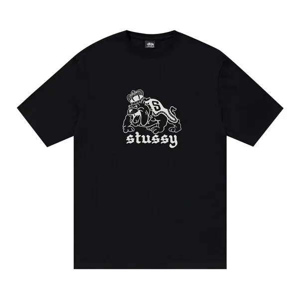 StÜssy Bulldog Tee - Black