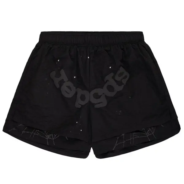 SP5DER Og Web Double Layer Short - Black