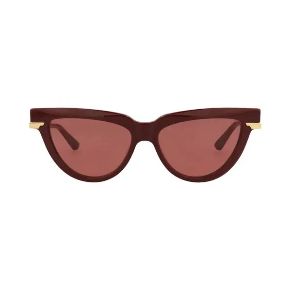 Bottega Veneta Cat Eye Recycled Sunglasses - Red