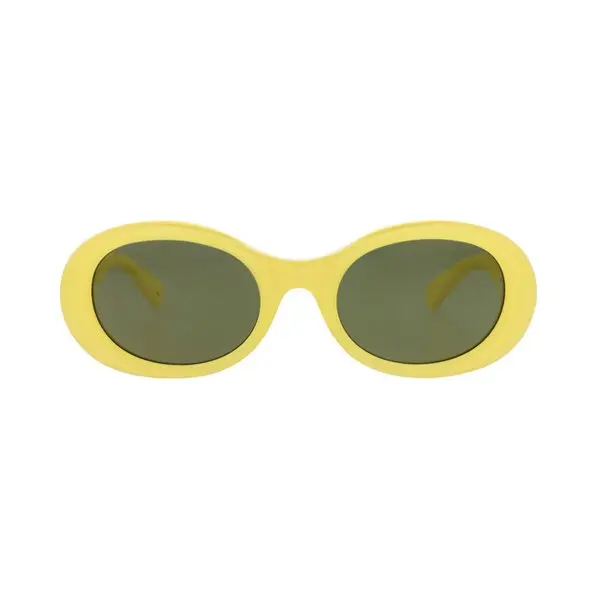 Gucci Round Frame Sunglasses - Yellow