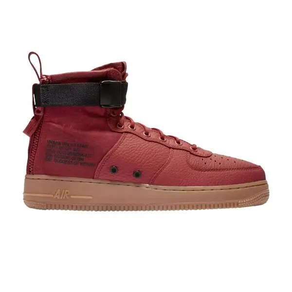 Nike Sf Air Force 1 Mid - Red