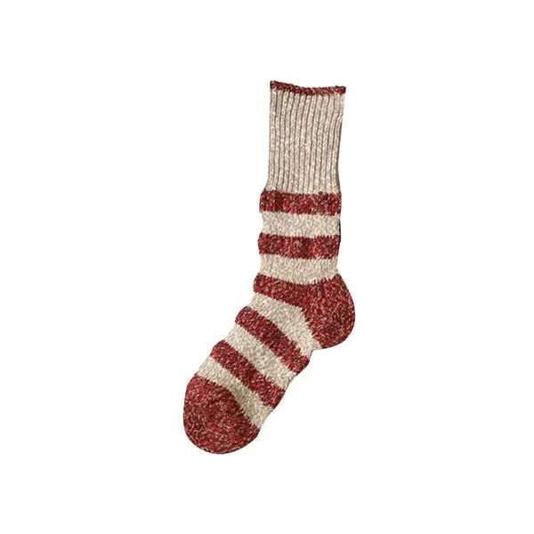 Kapital Flag Stripe Socks - Red