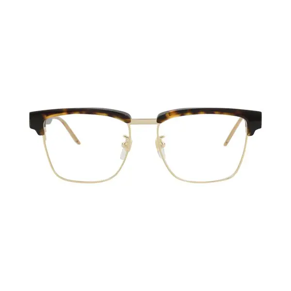 Gucci Square Optical Glasses - Brown