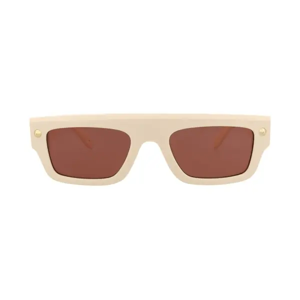 Alexander McQueen Square Sunglasses - Copper
