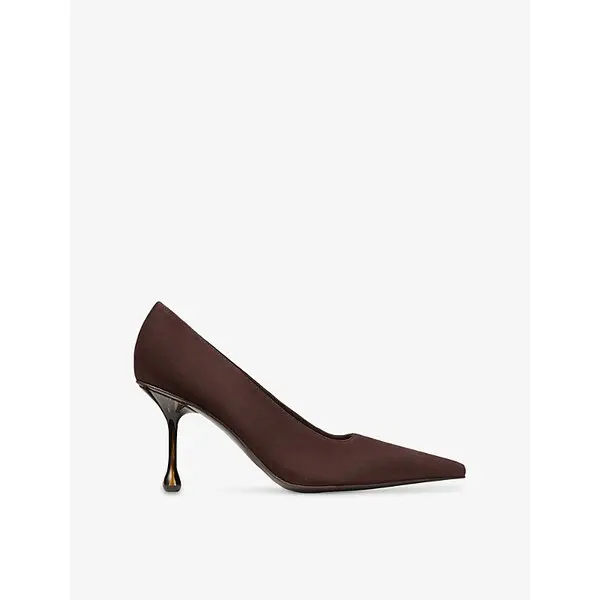 JIMMY CHOO Ixia 80 Suede Pumps - Chocolate