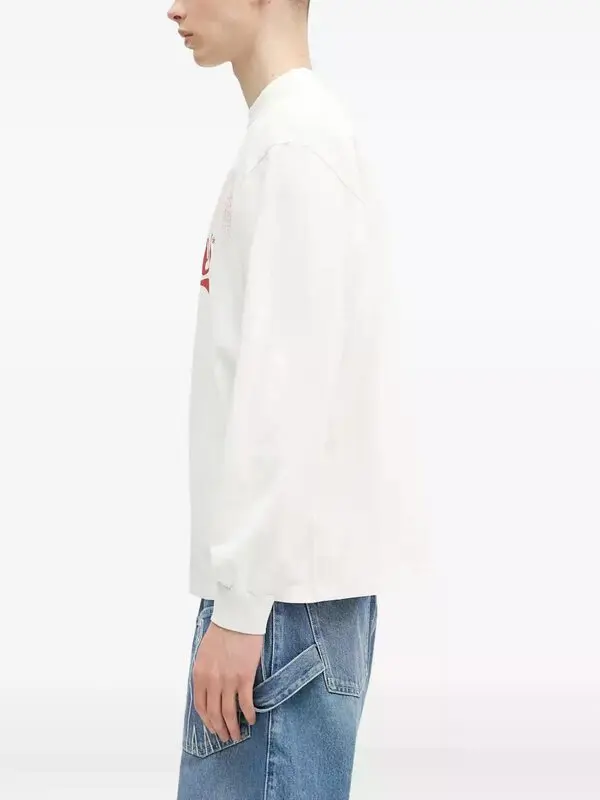Aries Logo-print Long-sleeve Sweatshirt