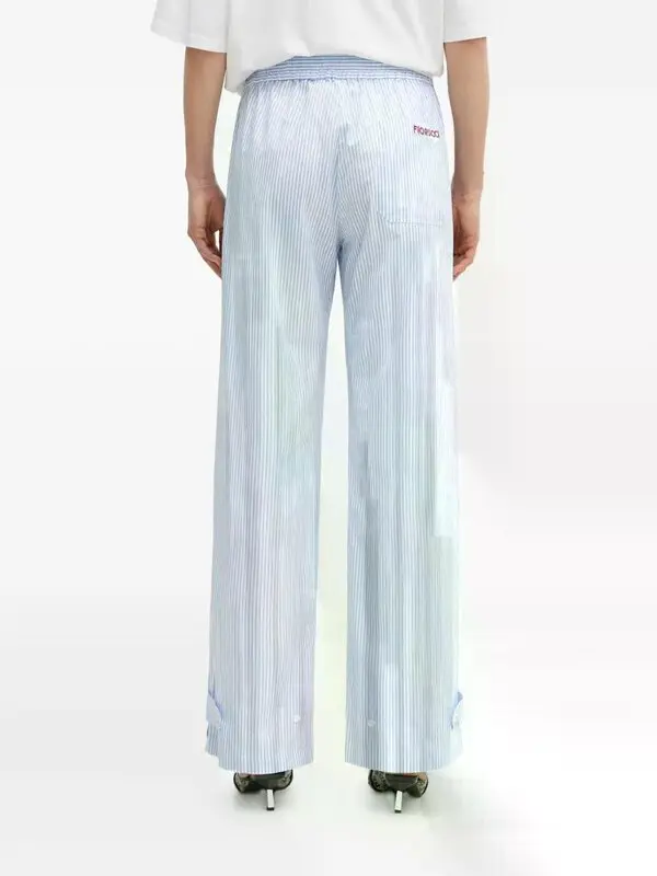 Fiorucci Striped Button-fastening Trousers