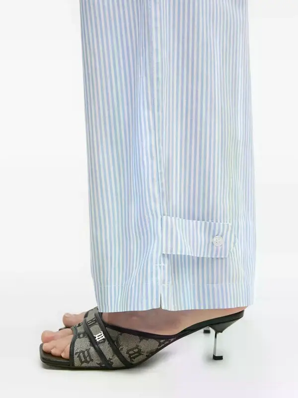 Fiorucci Striped Button-fastening Trousers