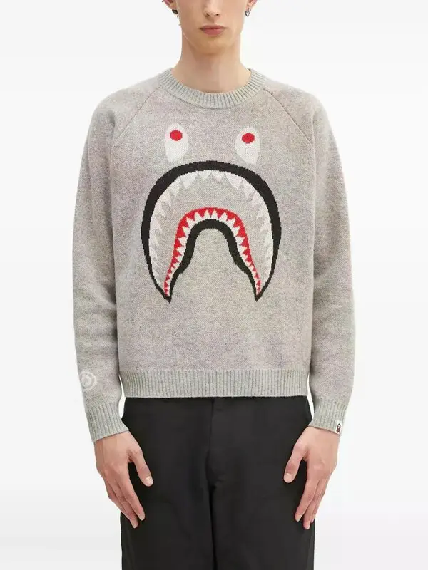 A BATHING APE Shark Raglan Sweater