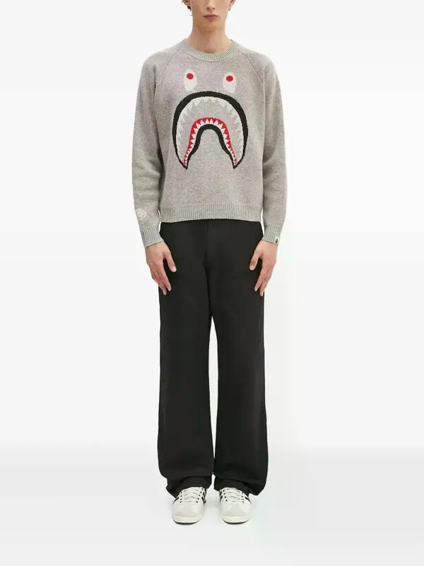 A BATHING APE Shark Raglan Sweater