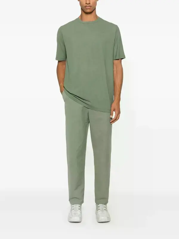 Sease Cotton-linen Blend Trousers - Green