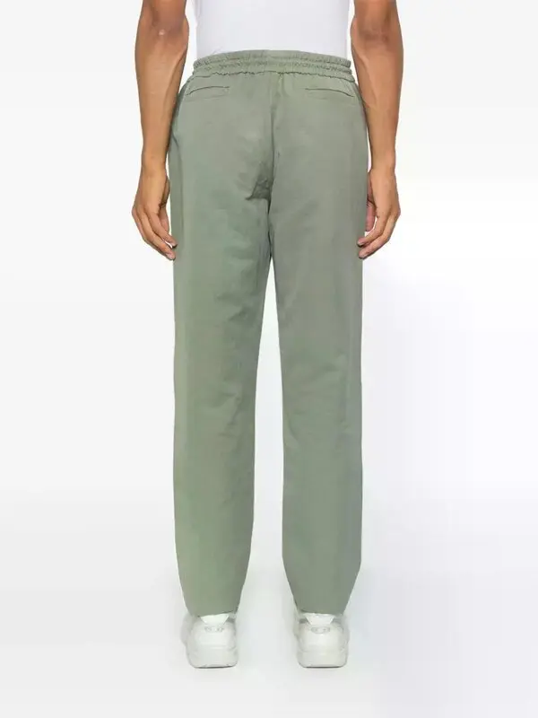 Sease Cotton-linen Blend Trousers - Green