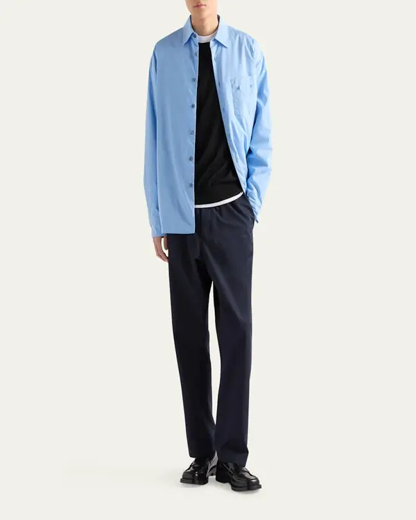 Prada Superfine Wool Crewneck Sweater