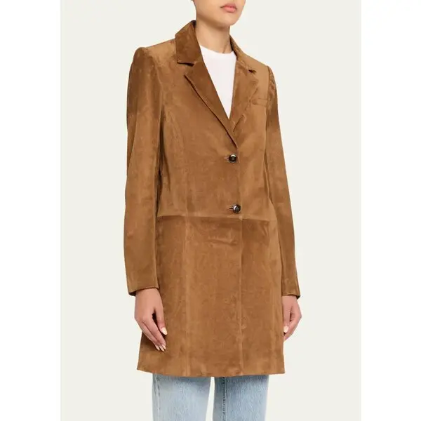 TWP Suede Car Coat