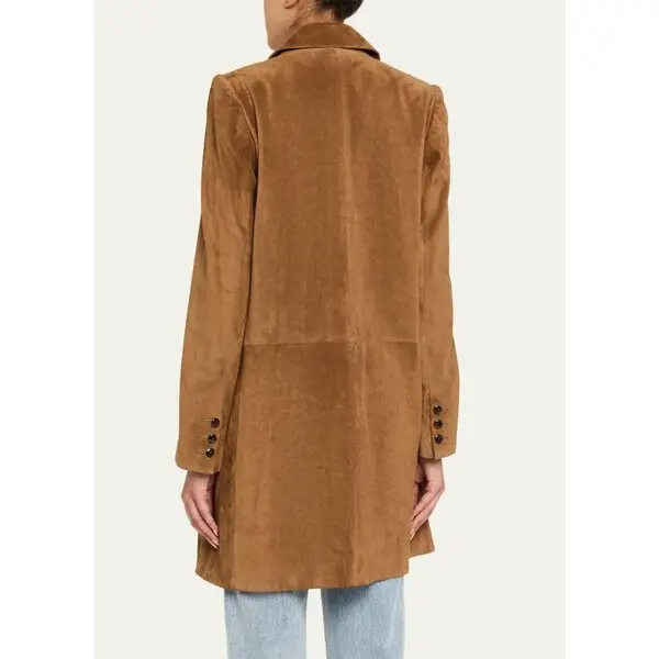 TWP Suede Car Coat