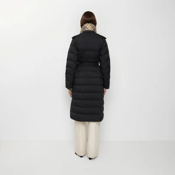 Burberry Long Hooded Puffer Coat