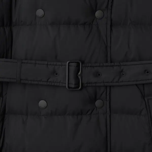 Burberry Long Hooded Puffer Coat