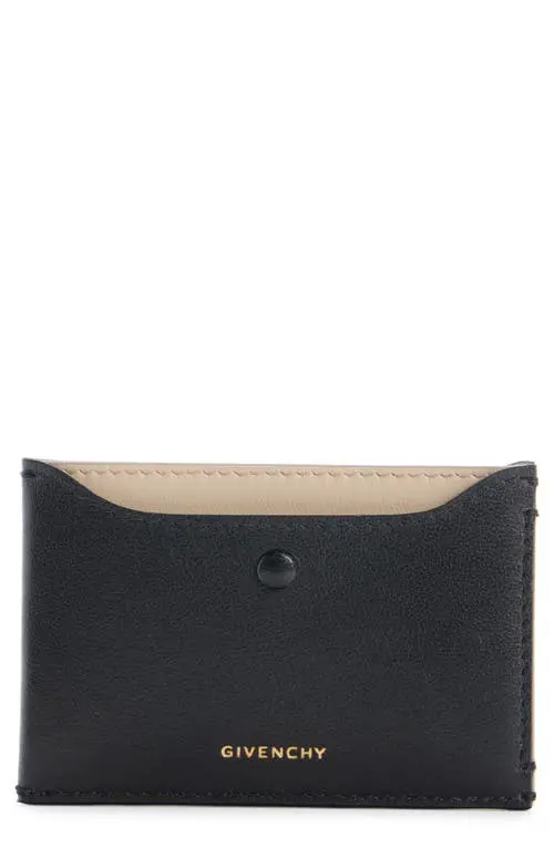 Givenchy Day Colorblock Card Case - Black
