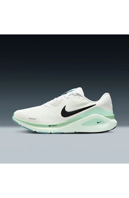 Nike Structure 26 Running Shoe - White/black/green/mint