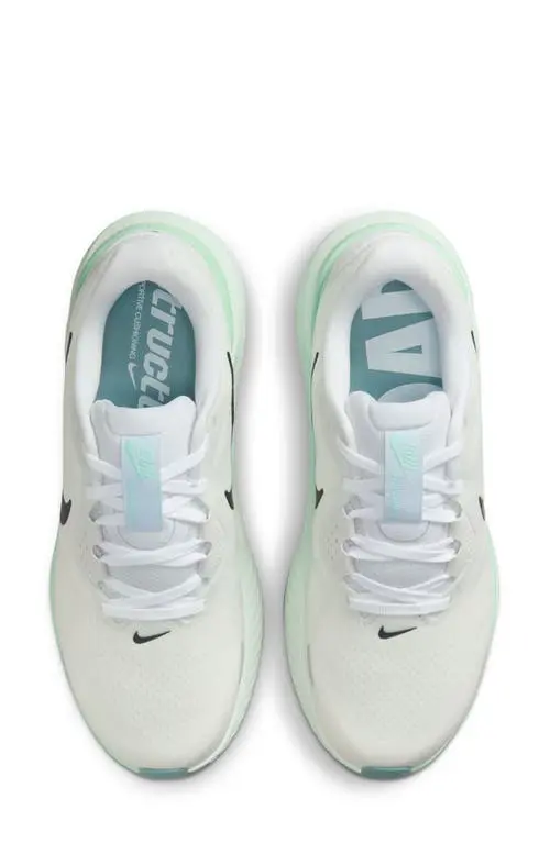 Nike Structure 26 Running Shoe - White/black/green/mint