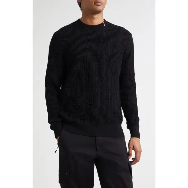 Moncler Waffle Stitch Crewneck Sweater