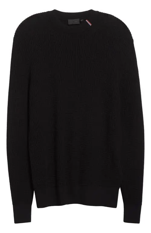 Moncler Waffle Stitch Crewneck Sweater