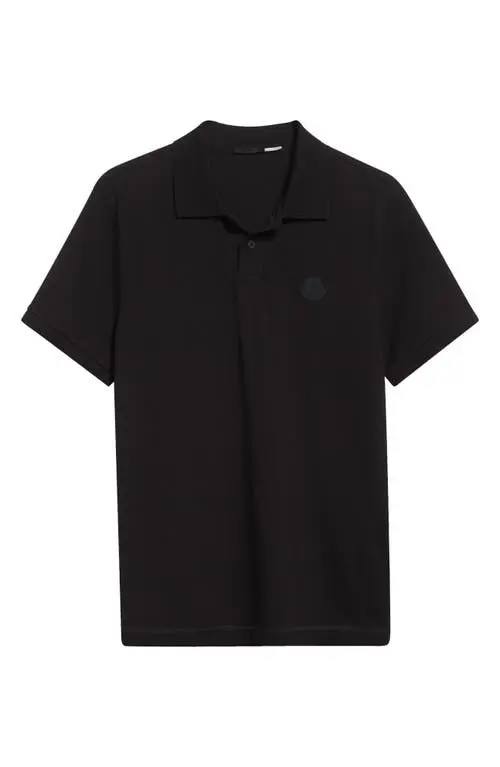 Moncler Logo Cotton Piqué Polo