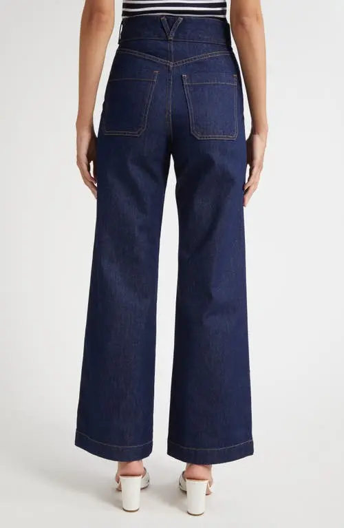 Veronica Beard Taylor High-waist Flare Jeans
