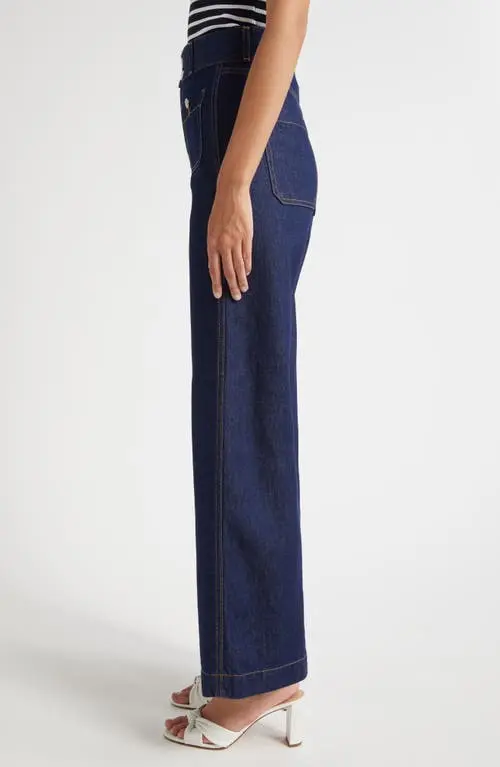 Veronica Beard Taylor High-waist Flare Jeans