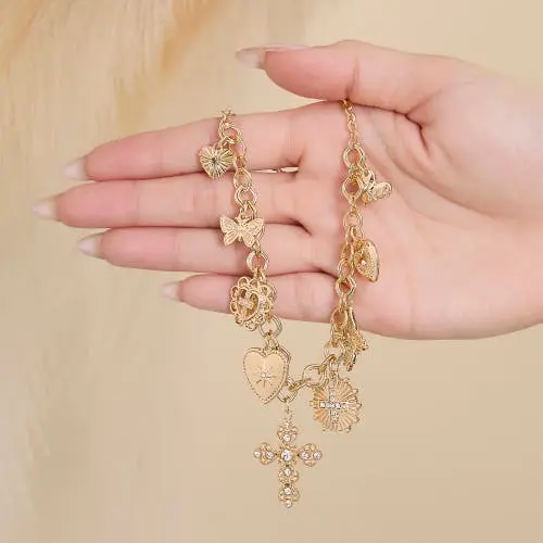 Jessica Simpson Cross Charm Necklace