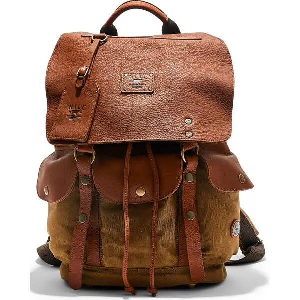 Will Leather Goods Lennon Backpack - Tobacco/cognac