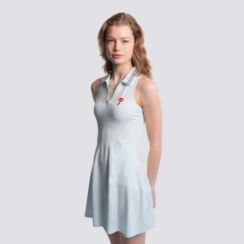 LUSSO New York Yankees V-neck Dress