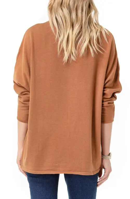 ACCOUCHEE Let Loose Crossover Long Sleeve Maternity/nursing Knit Top