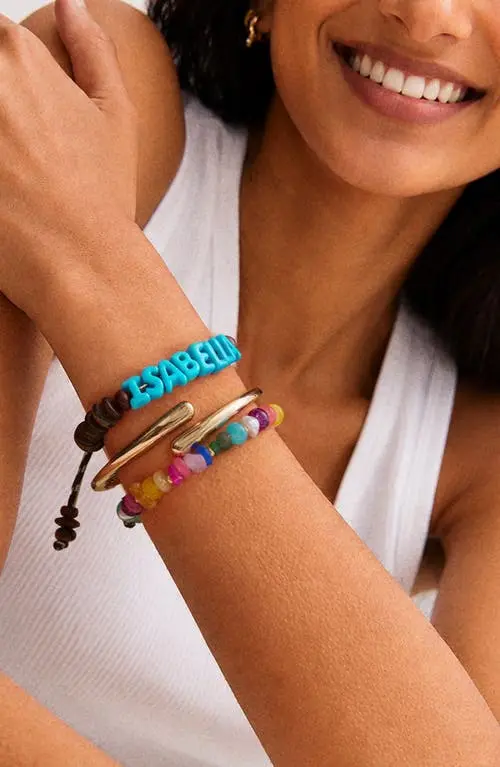 Baublebar Custom Beaded Bracelet - Brown Multi