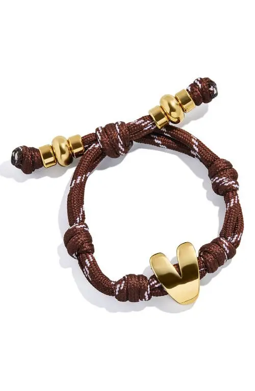 Baublebar Knotty Initial Bracelet - Brown