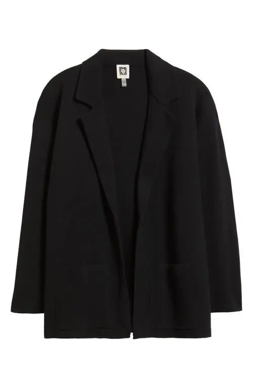 Anne Klein Open Front Knit Blazer