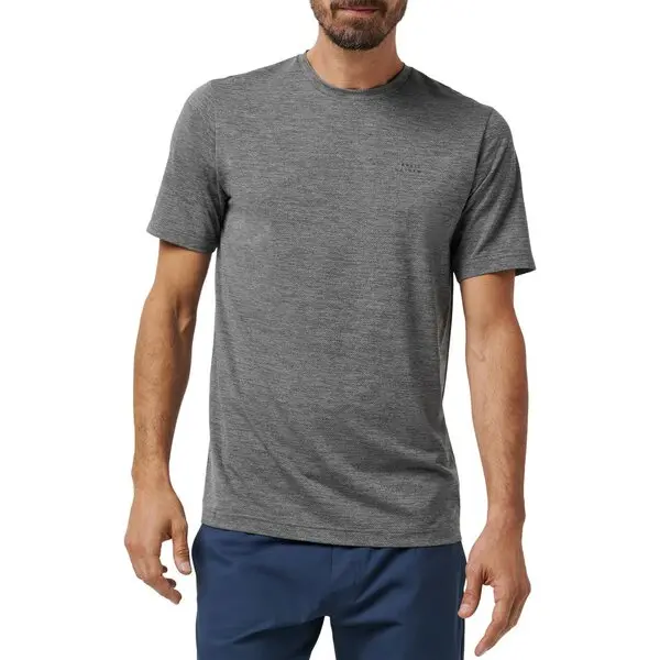 Travis Mathew Heater Pro T-shirt - Heather Grey